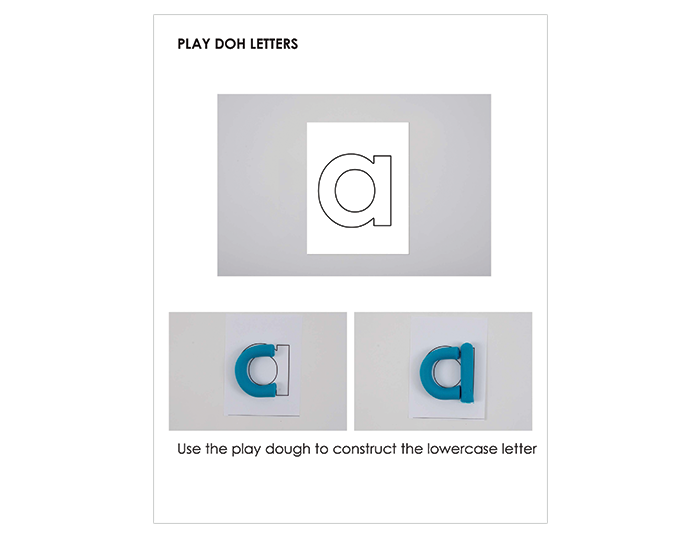 A – Play Doh Letter | iKnowABC