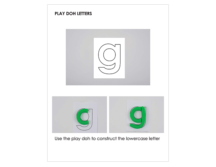 G – Play Doh Letter | iKnowABC