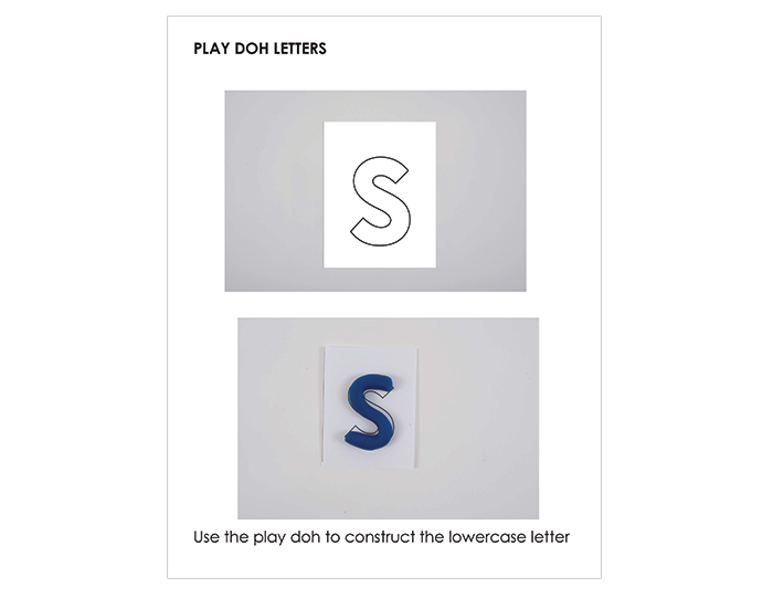 S – Play Doh Letter | iKnowABC